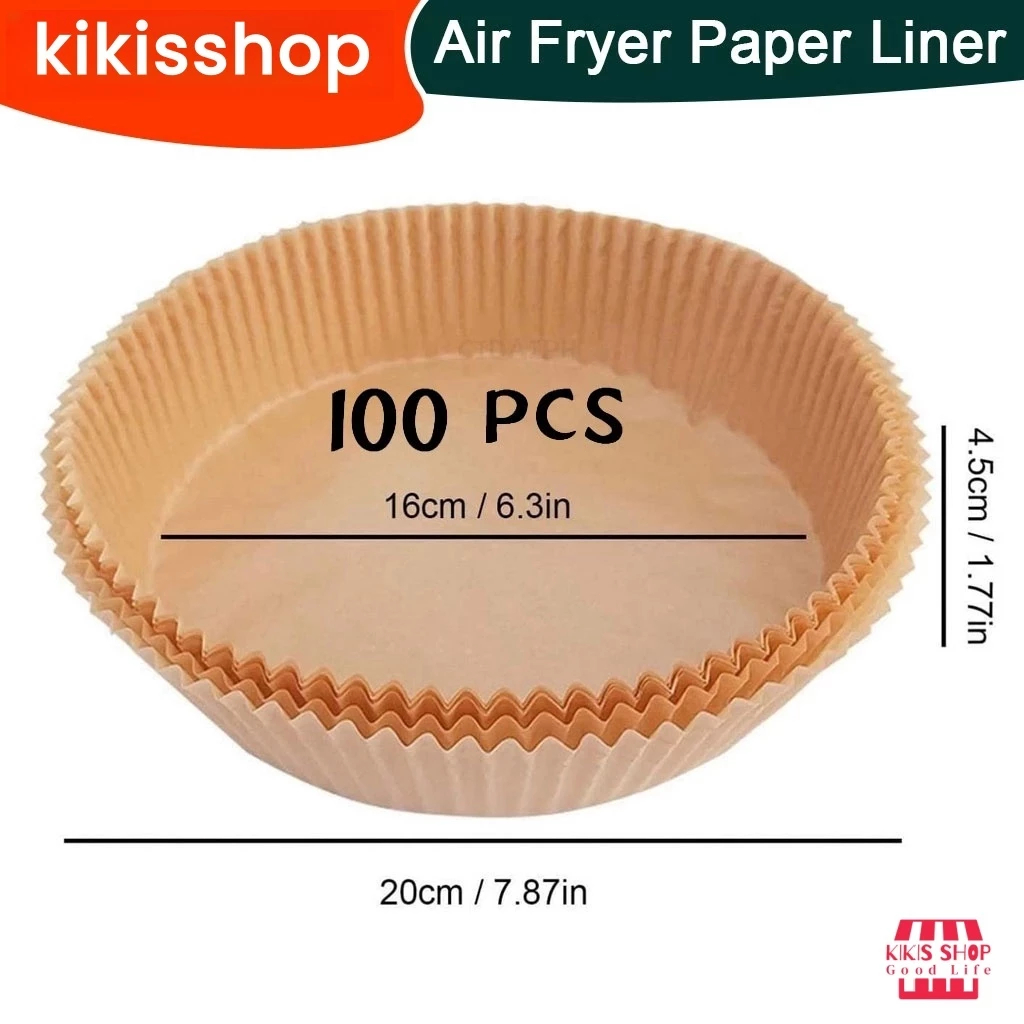 200pcsFrying paper Air fryer paper Food frying paper disposable oil ...