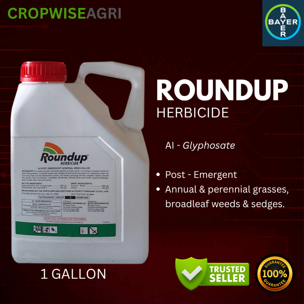 ROUNDUP 1 Gallon Herbicide | Shopee Philippines