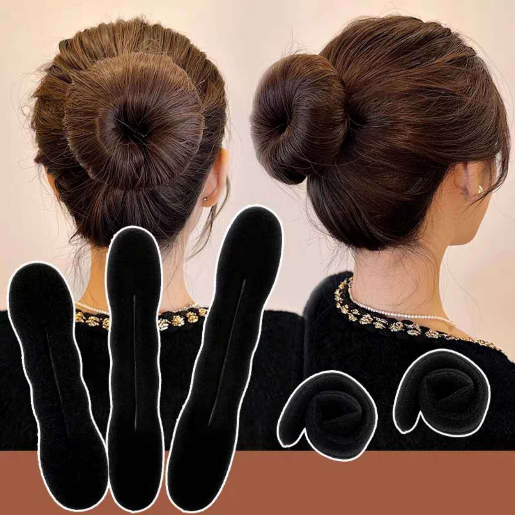 Women Hair Styling Bun Sponge Disc Hair For Bud Head/orean Sponge Ball ...