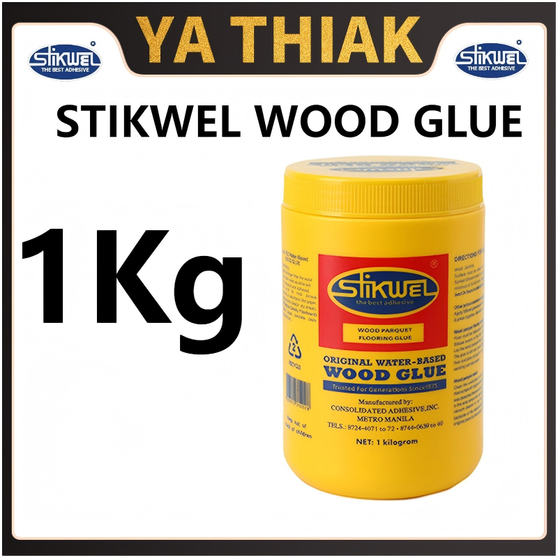 STIKWEL Wood Glue – 250g / 500g / 1KG / 1 Gallon – Strong Adhesive for ...