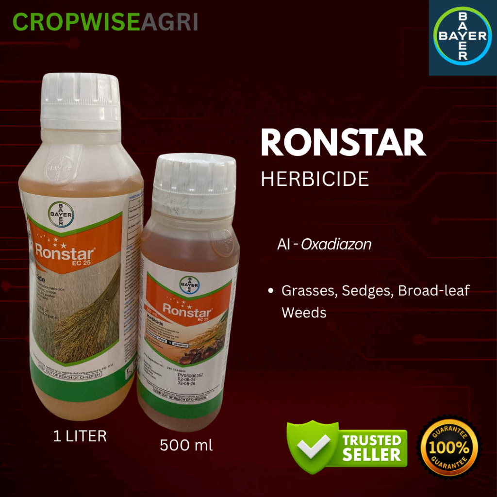 RONSTAR EC 25 HERBICIDE LITER & 500ML (BAYER) | Shopee Philippines