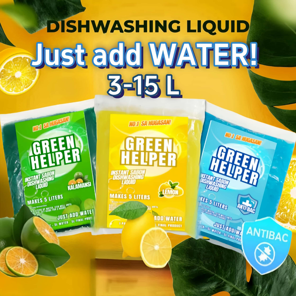 EASY MIX DISHWASHING LIQUID KIT JUST ADD WATER 2L 3L 5L 15 LITERS WITH ...