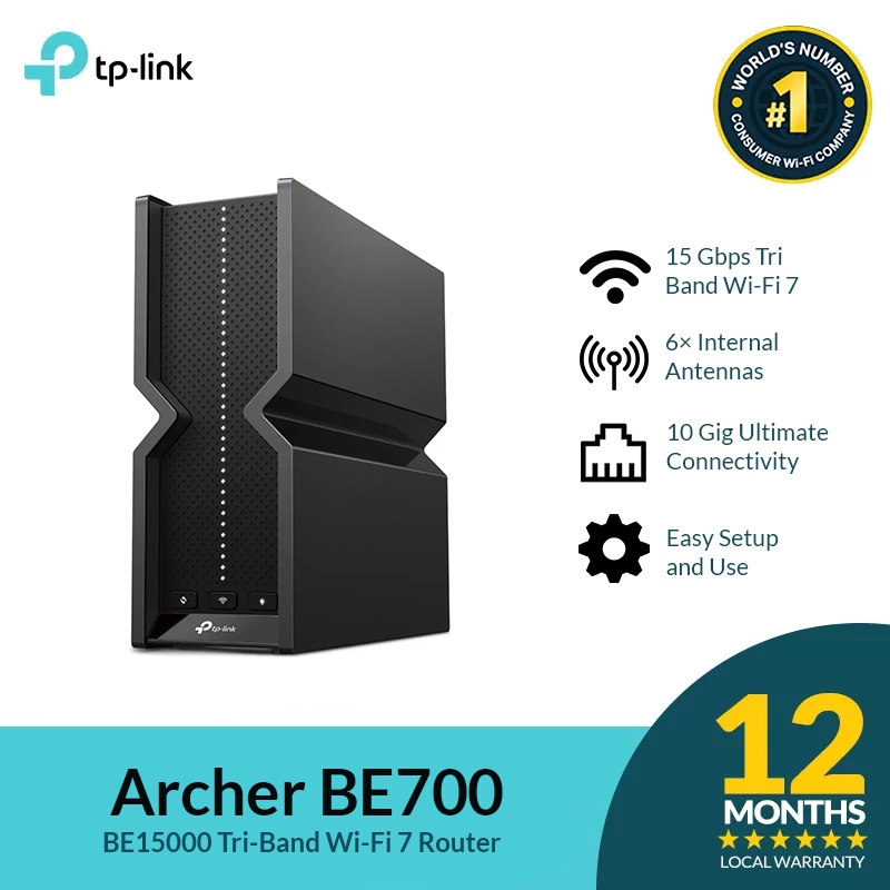 TPLink Archer BE700 BE15000 Tri-Band Wi-Fi 7 Router | Shopee Philippines