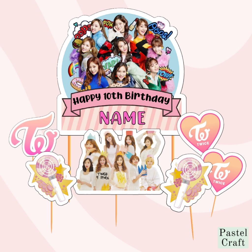 Twice Customized Cake Topper | Shopee Philippines