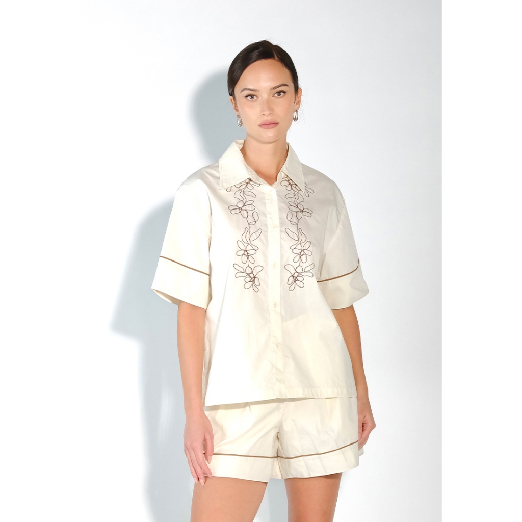 Sari- Sari Ylang Ylang Short Sleeve Top | Shopee Philippines