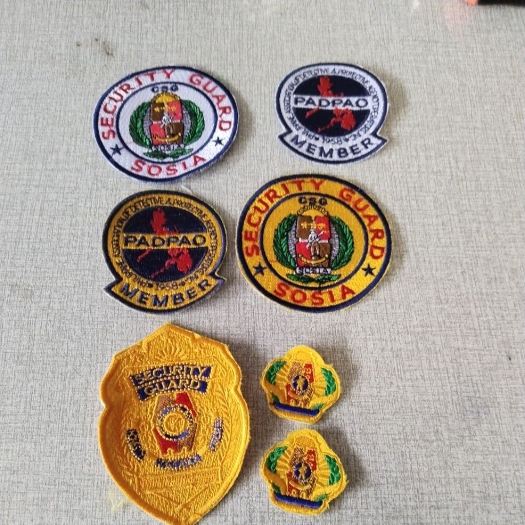 embroidered patches for SG (Padpao, Sosia, Badge & C-pin) | Shopee ...