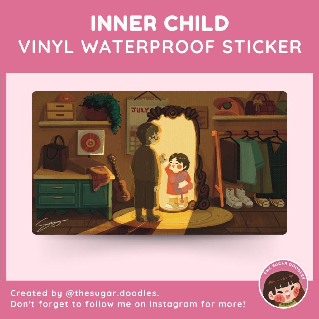 Inner Child Vinyl Matte Waterproof Sticker | Shopee Philippines