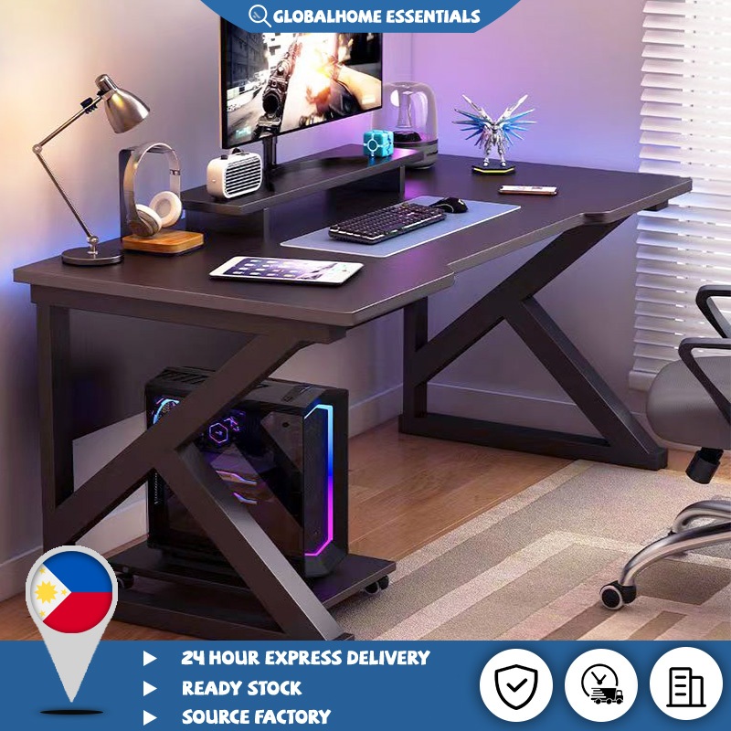 【In stock】Carbon Fiber Computer Table Modern Gaming Table 120/140/160cm ...