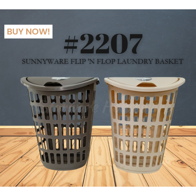 #2207 Sunnyware Flip 'n Flap Laundry Basket/ Laundry organizer with ...