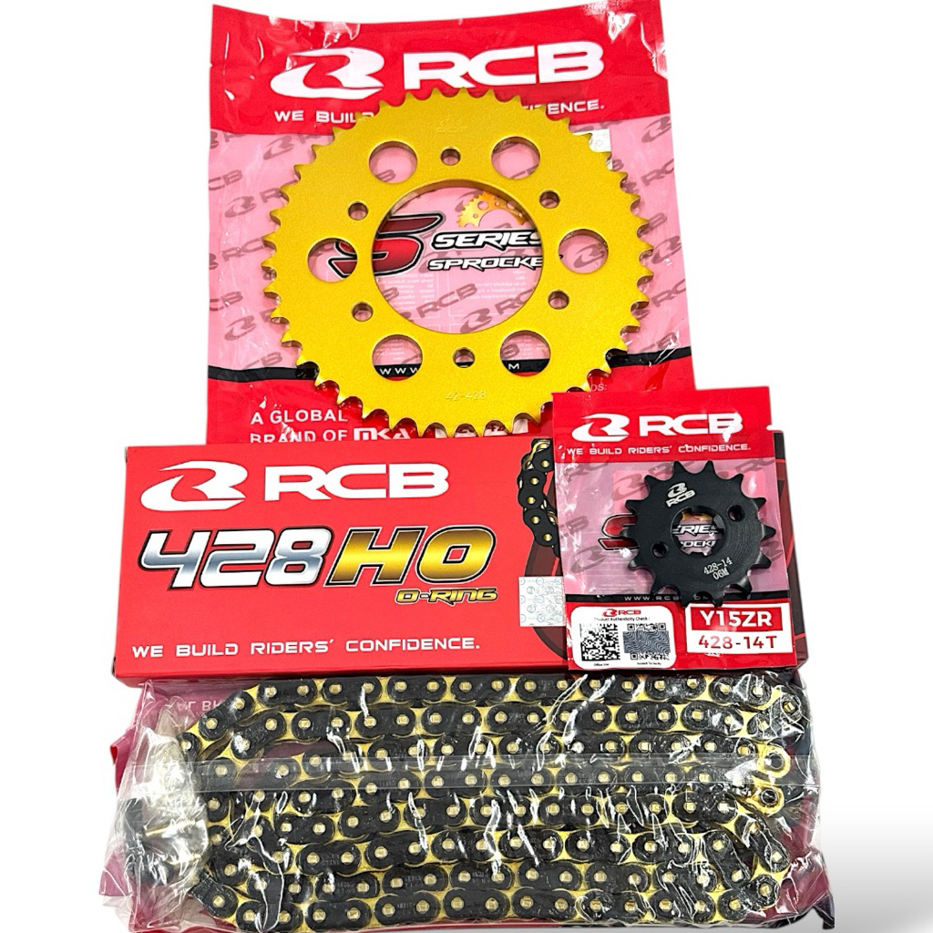RCB CHAIN and SPROCKET SET SNIPER KING 150/155, FZ16, TFX | Shopee ...