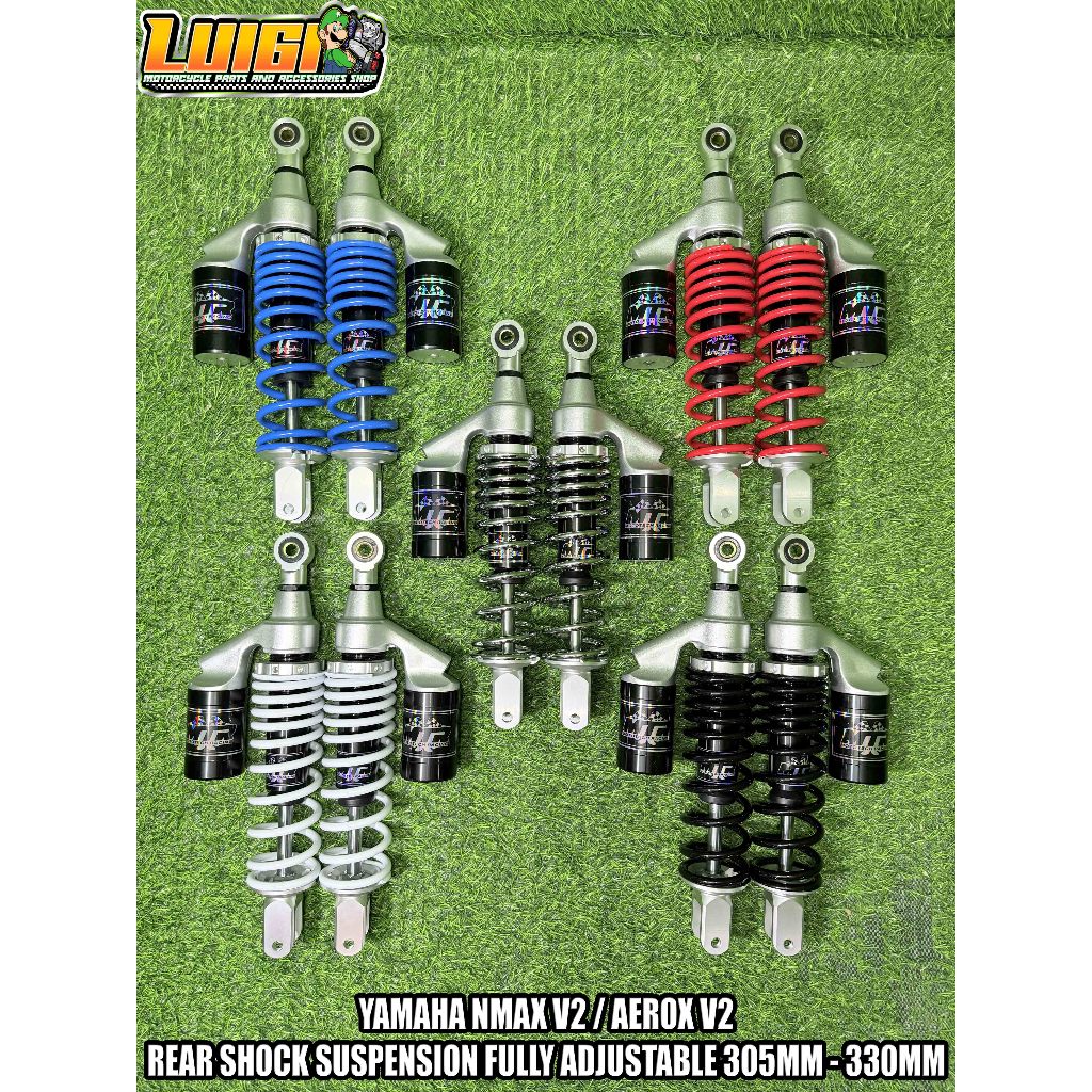 MTR NMAX V2 / AEROX V2 REAR SHOCK SUSPENSION FULLY ADJUSTABLE W/ TANK ...