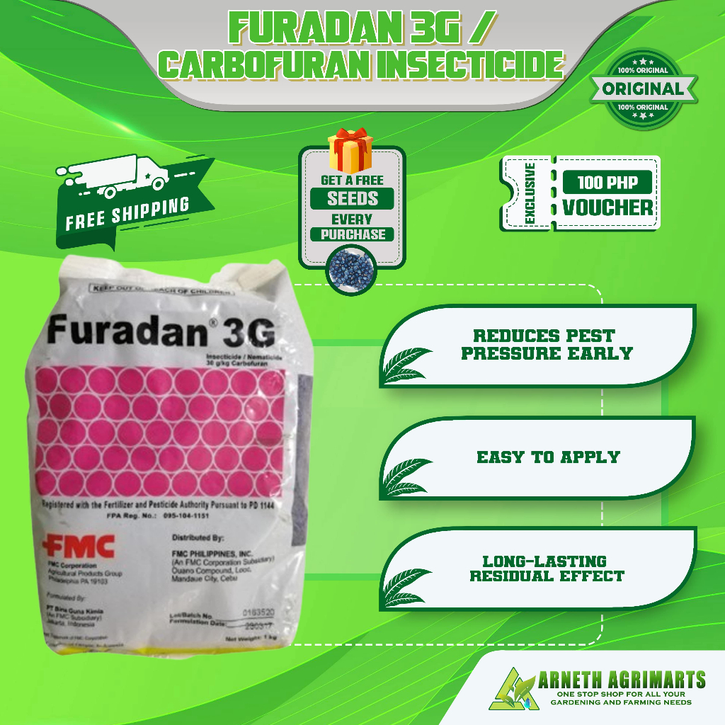 ARNETH FURADAN CARBOFURAN INSECTICIDE | Shopee Philippines