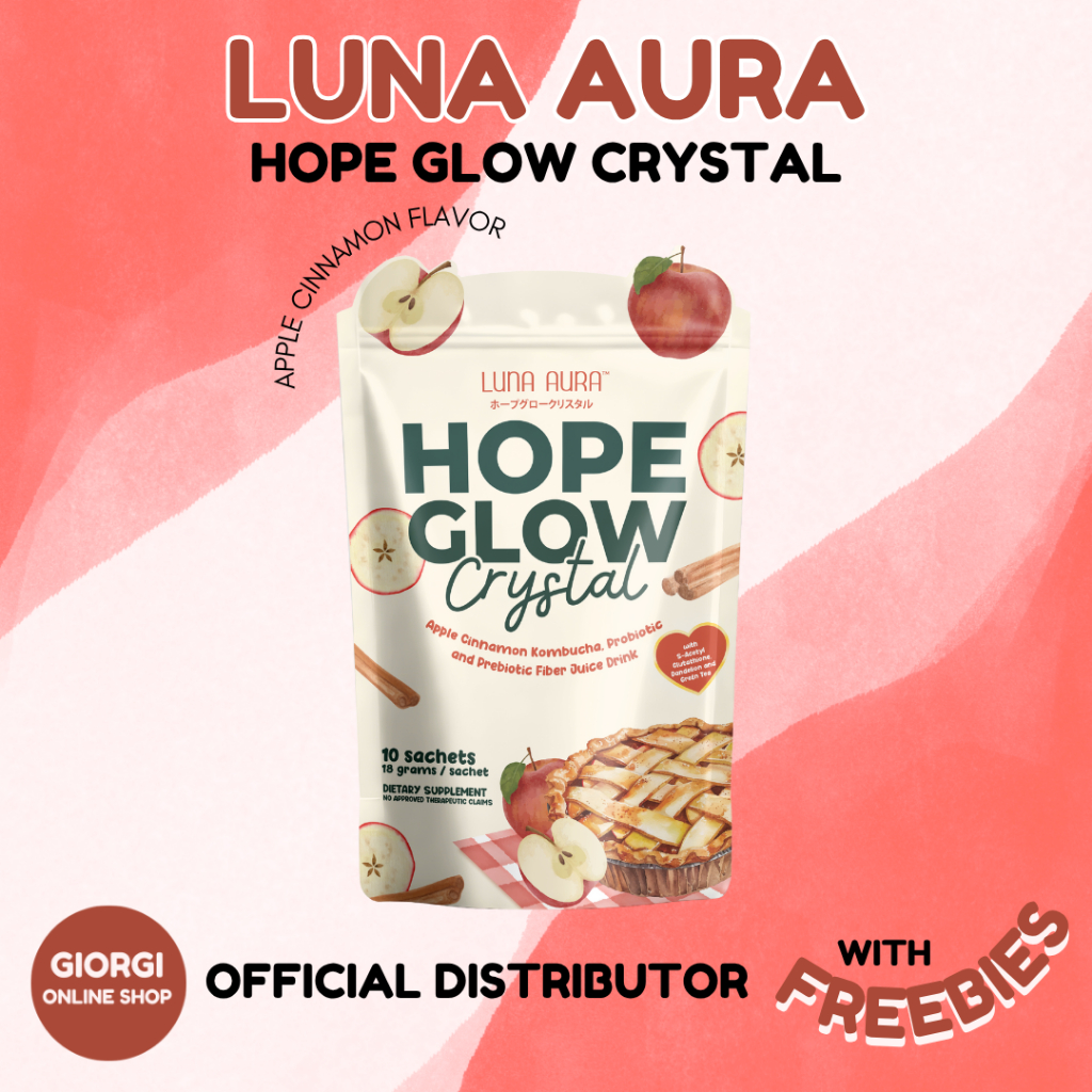 LUNA AURA Hope Glow Crystal | Apple Cinnamon Flavor Juice Drink New ...