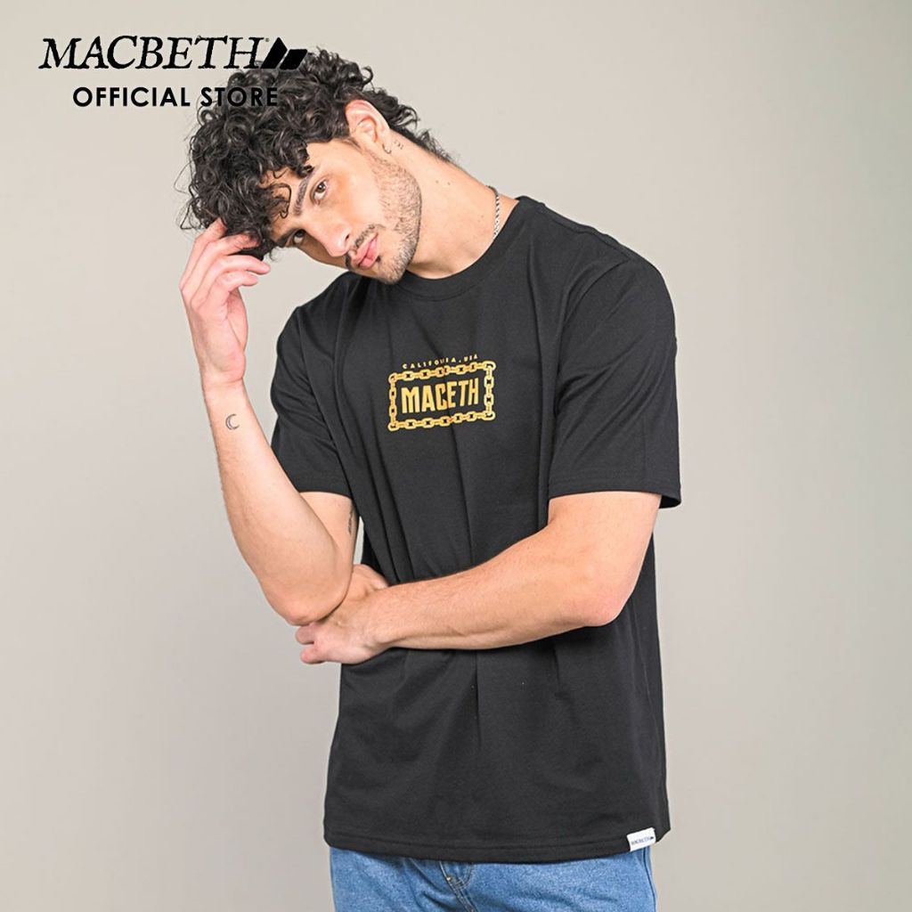 Macbeth Men's Reg. Tee " CHAIN '02 " | Shopee Philippines