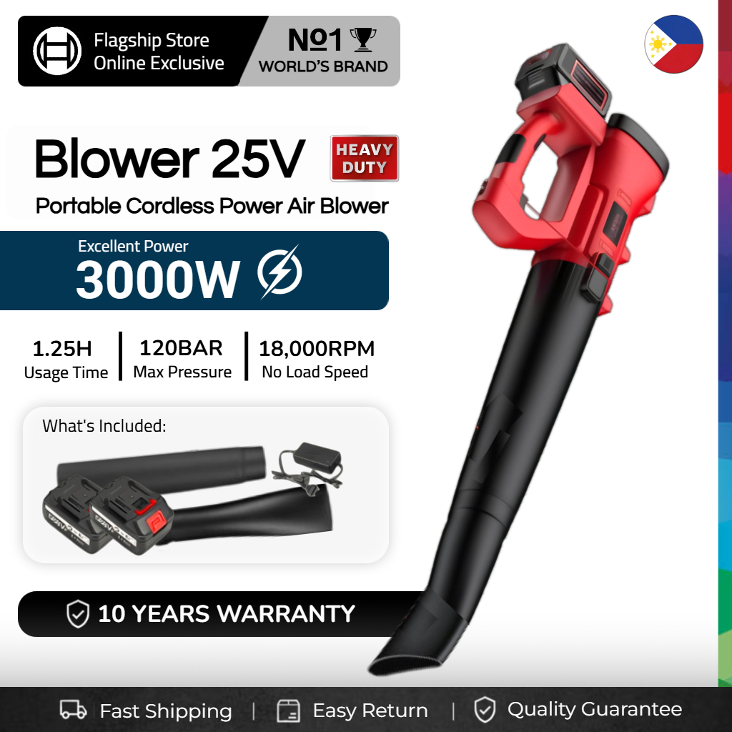 3000W 150MPH Cordless & Wired Electric Leaf Blower Light-Weight Strong ...