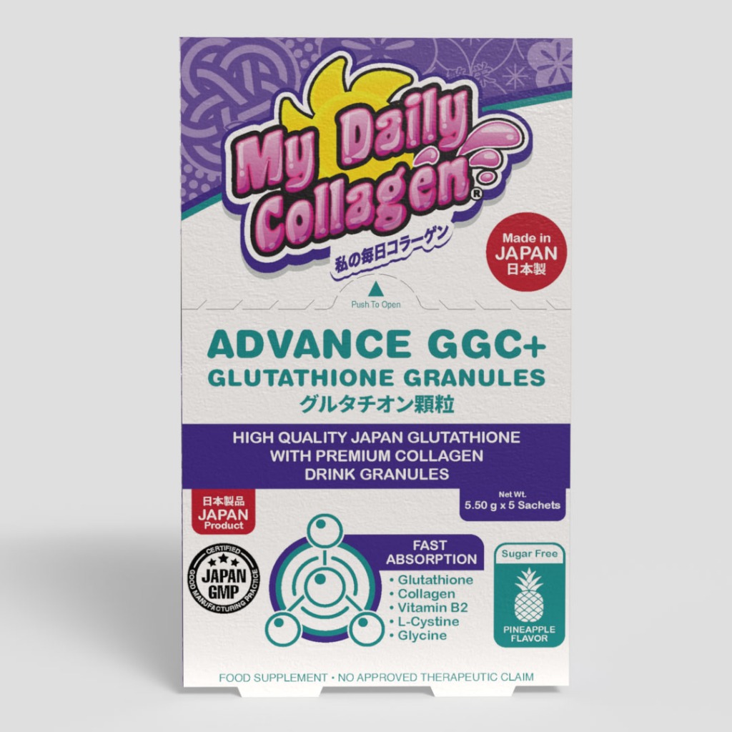 My Daily Collagen Advance GGC+ (5 sachets/box) Glutathione, Glycine ...
