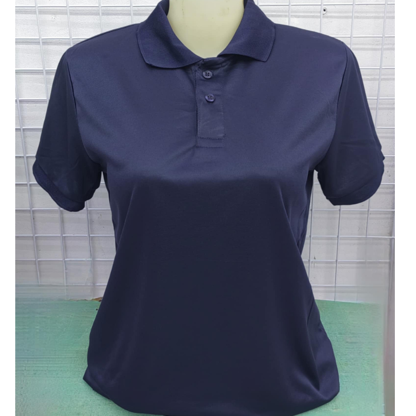 NAVY BLUE POLO PLAIN SHIRT UNISEX | Shopee Philippines