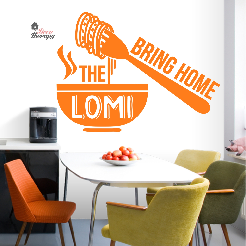 Bring Home The Lomi V1 Wall Sticker Decotherapy | Shopee Philippines