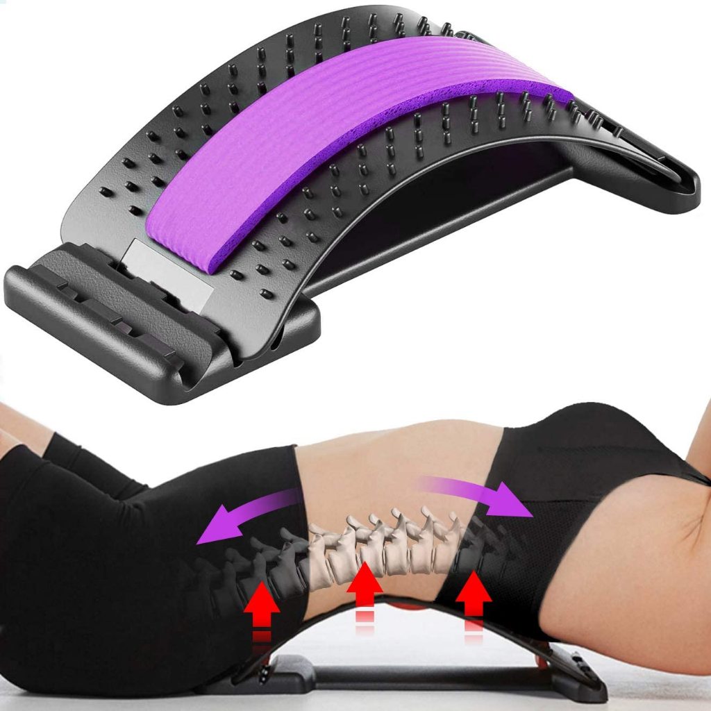 Back Stretching Device,Back Massager Lower and Upper Muscle Pain Relief ...