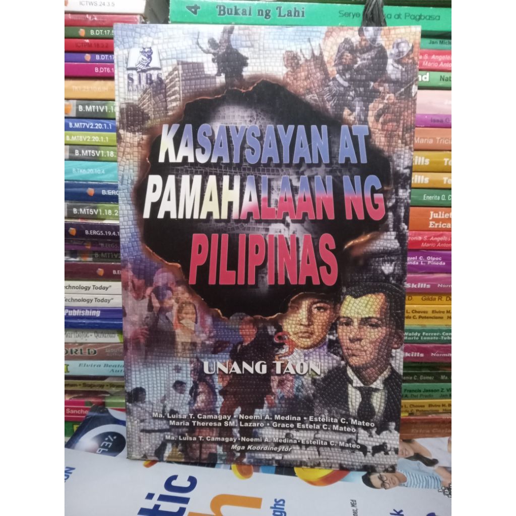 KASAYSAYAN AT PAMAHALAAN NG PILIPINAS UNANG TAON (USED) | Shopee ...