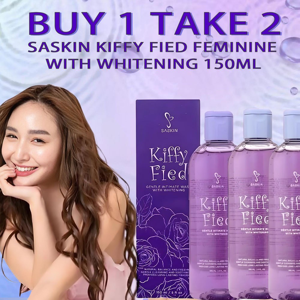 BUY1 TAKE4 SASKIN KIFFY FIED GENTLE INTIMATE WASH WITH WHITENING 150ML ...
