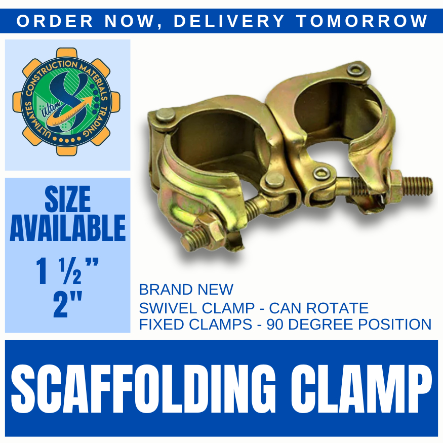 UCMT - Scaffolding Clamps (Swivel & Fixed) Brandnew | Shopee Philippines