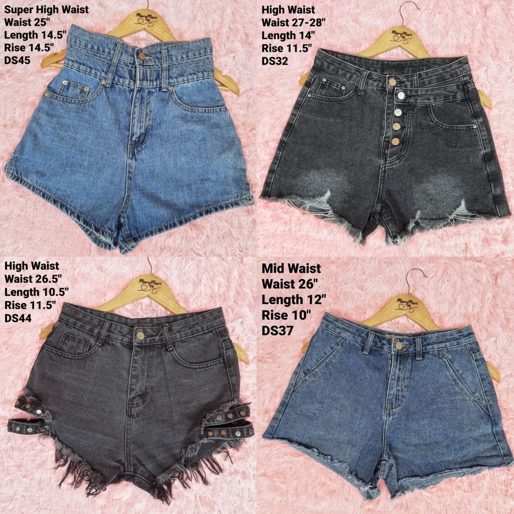 Denim Shorts (Preloved / Ukay) HighWaist/MidWaist/LowWaist | Shopee ...