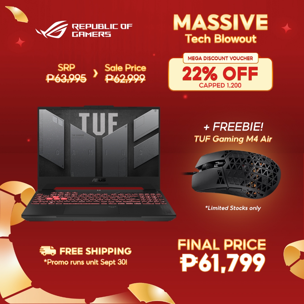 Asus TUF A15 FA507NUR-LP051W 15.6" FHD Ryzen 7 16GB DDR5 512GB SSD RTX ...