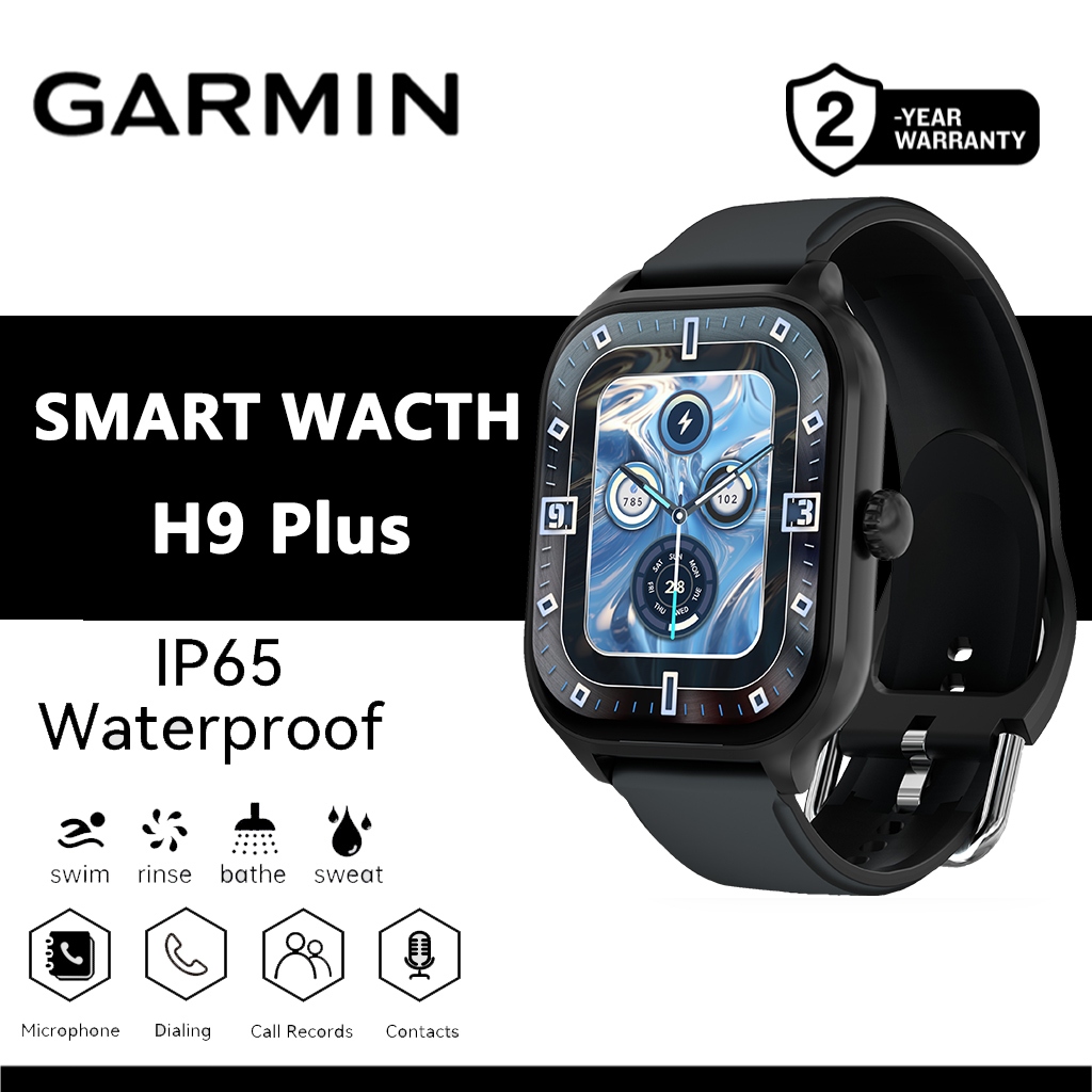 GARMIN H9 Plus Smart Watch 2.01"AMOLED Display BluetoothCalling ...