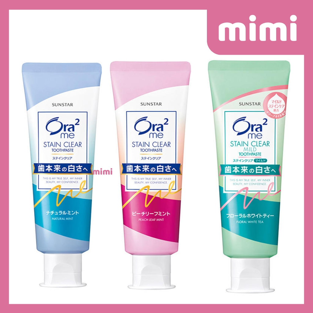 Sunstar Ora2 Me Stain Clear Toothpaste | Shopee Philippines
