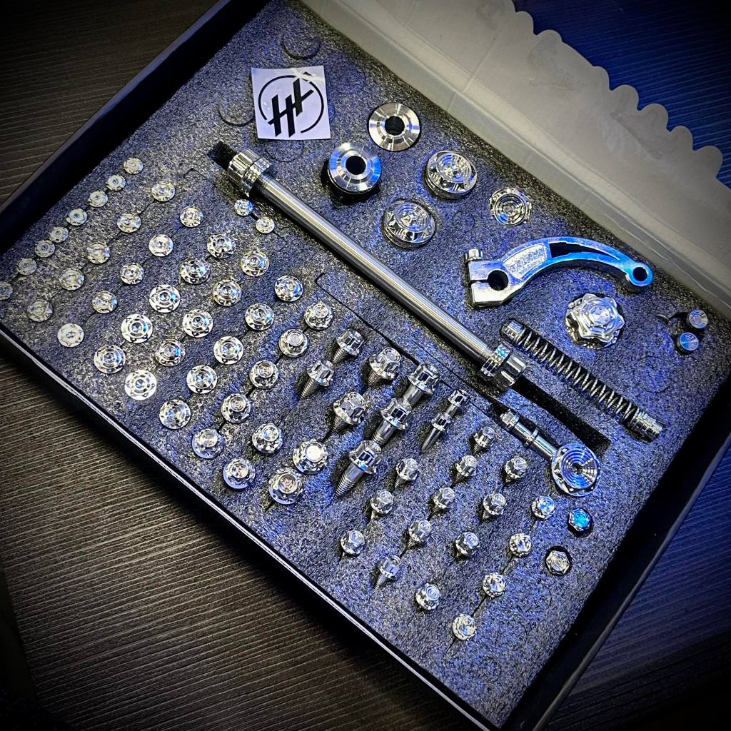 SALAYA SET BOLTS FOR HONDA CLICK 125/150, PCX 160, GIORNO, AEROX V1/V2 ...