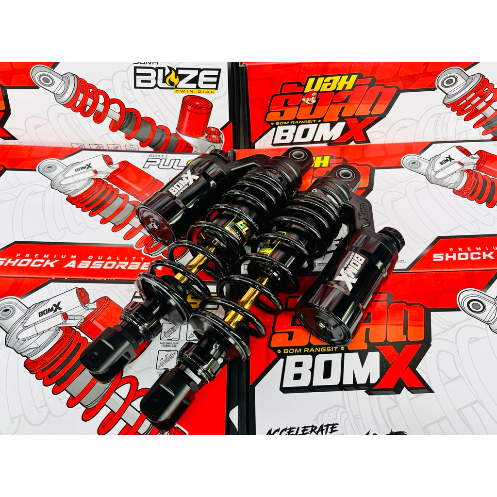 BOM-X VORTEX SHOCK SUSPENSIONS 305MM NMAX/AEROX | Shopee Philippines