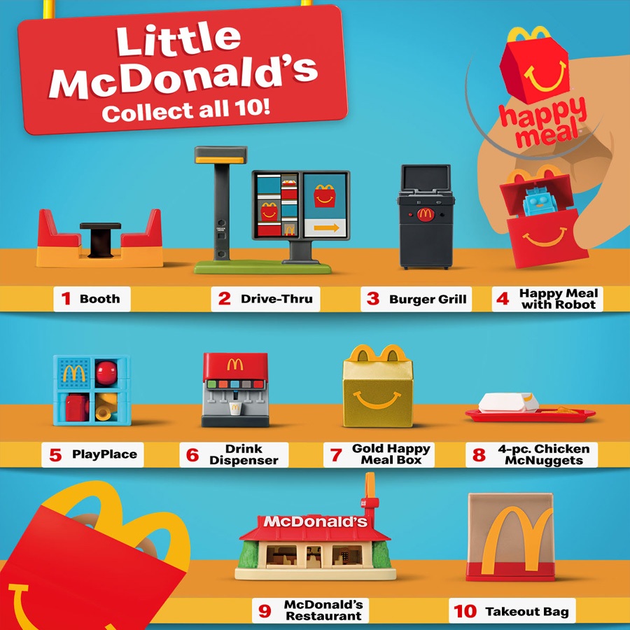 Mcdo Happy Meal Toy - Little Mcdonalds (2025) *Sold Per Piece* | Shopee ...