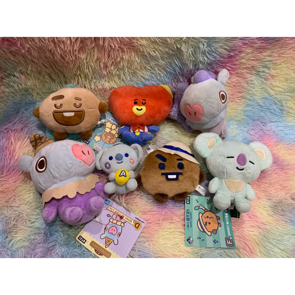 BT21 BTS Tata Cooky Chimmy RJ Shooky Koya Mang TinyTan Jin Jimin ...