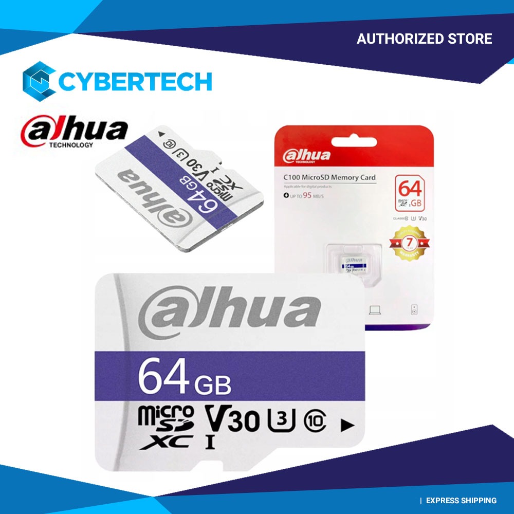 Dahua C100 microSD Memory Card 64GB (DHI-TF-C100/64GB) | Shopee Philippines