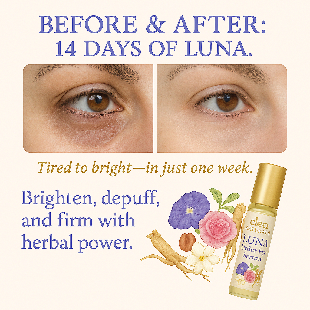 CLEO LUNA Under Eye Serum | Dark Circles & Puffiness Care | Brightening ...