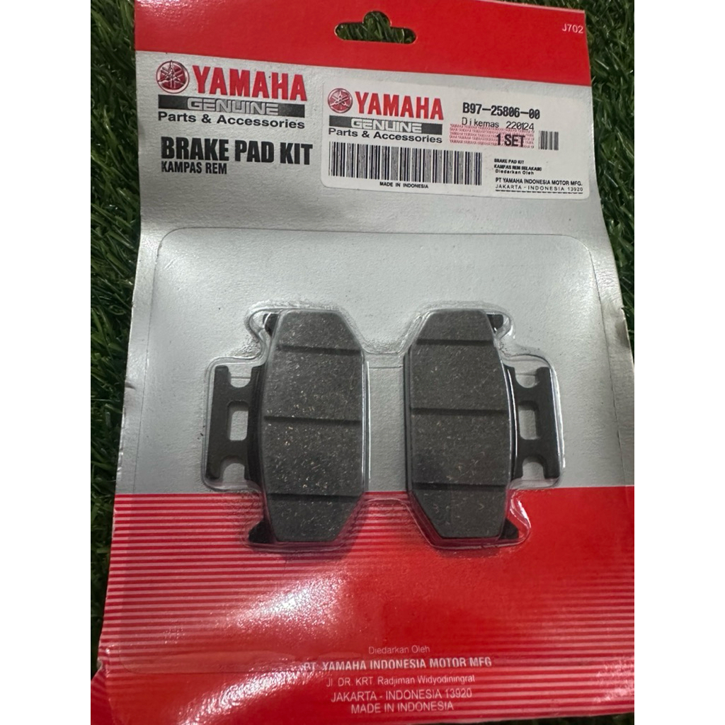 Yamaha MT15, R15 v3 & v4XSR155, WR155 Genuine Rear Brake Pad | Shopee ...