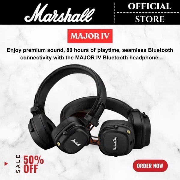 Major IV Wireless Bluetooth Headphones | Shopee Philippines