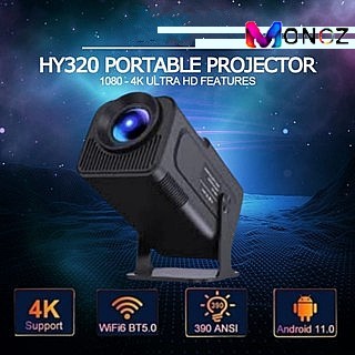 HY320/HY320 MINI Projector 4K Full HD 1080P Portable Projector Smart ...
