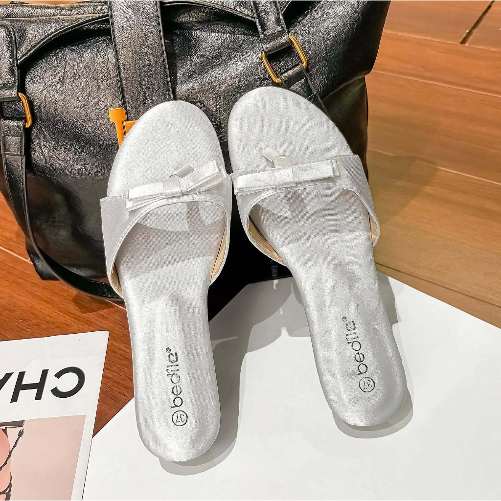 {JESS} Slip-On Slides with Transparent Design Versatile Open-Toe Bow ...
