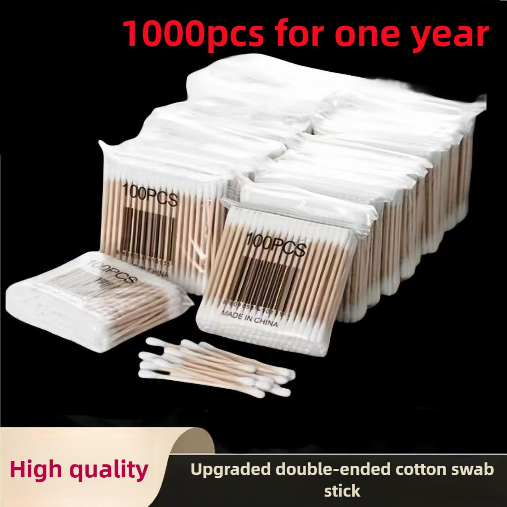 1/5/10-Pack Eco-Friendly Cotton Swabs – White Tips, Bamboo Stick ...