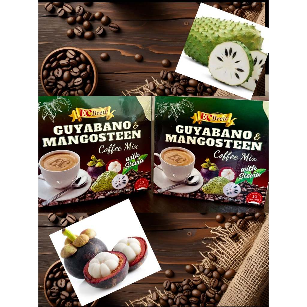 EC Brew Coffee Mix (Mangosteen and Guyabano) | Shopee Philippines