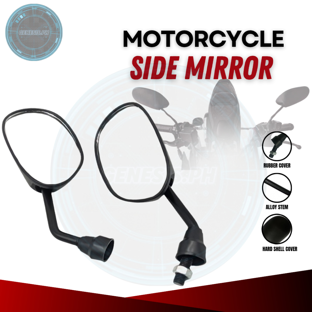Genesis Motorcycle Side Mirror Stock Side Mirror | Shopee Philippines