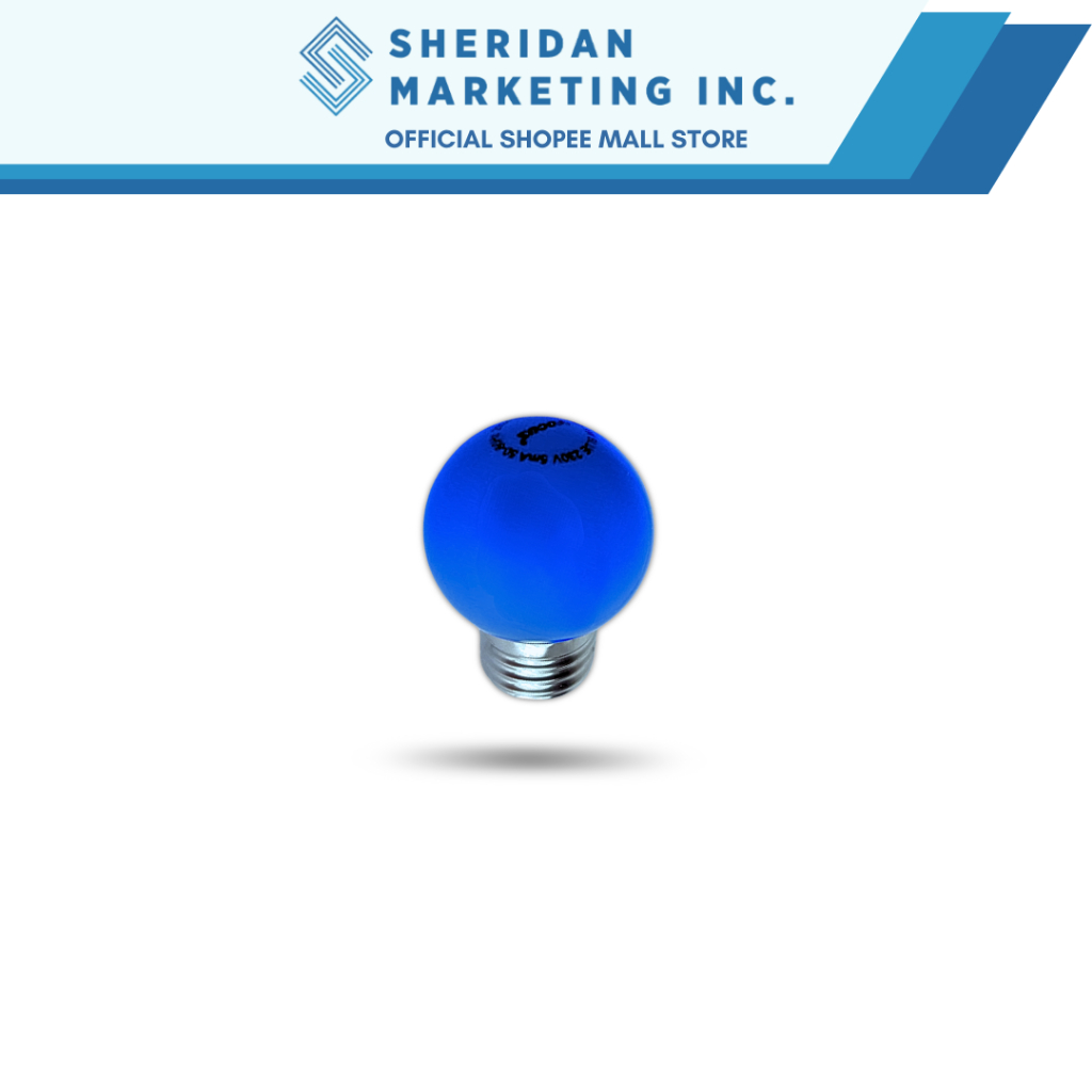 Focus LED Round Bulb Blue 1 watt | Shopee Philippines