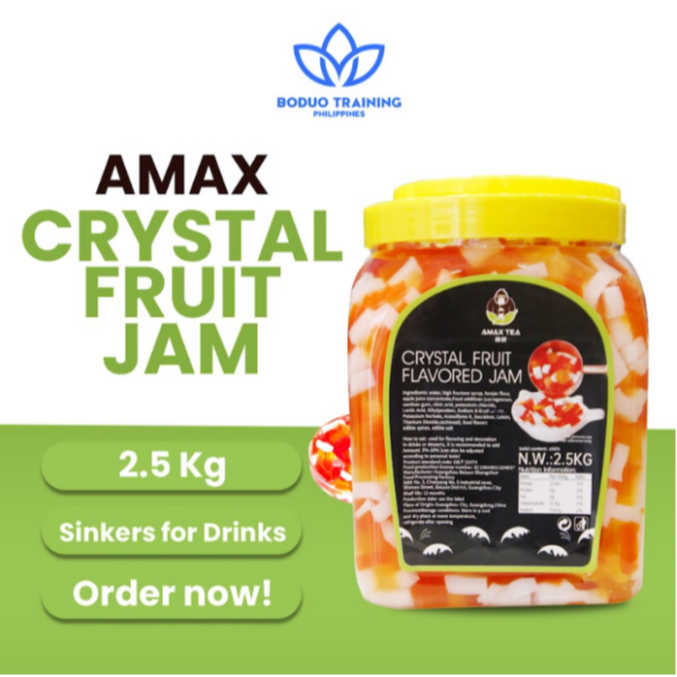 Amax RAINBOW crystal FRUIT JELLY NATA, MILK TEA, FRUIT TEA, SINKERS 2 ...