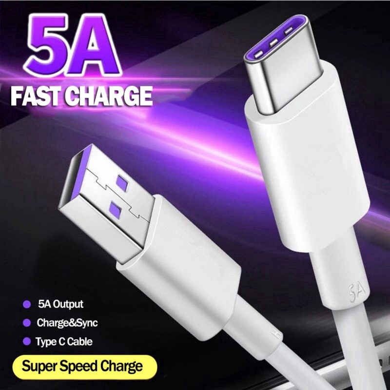 Huawei 5A USB Type C 40W Fast Charger Nova 5T Mate 20 30 P30 P40 Pro ...