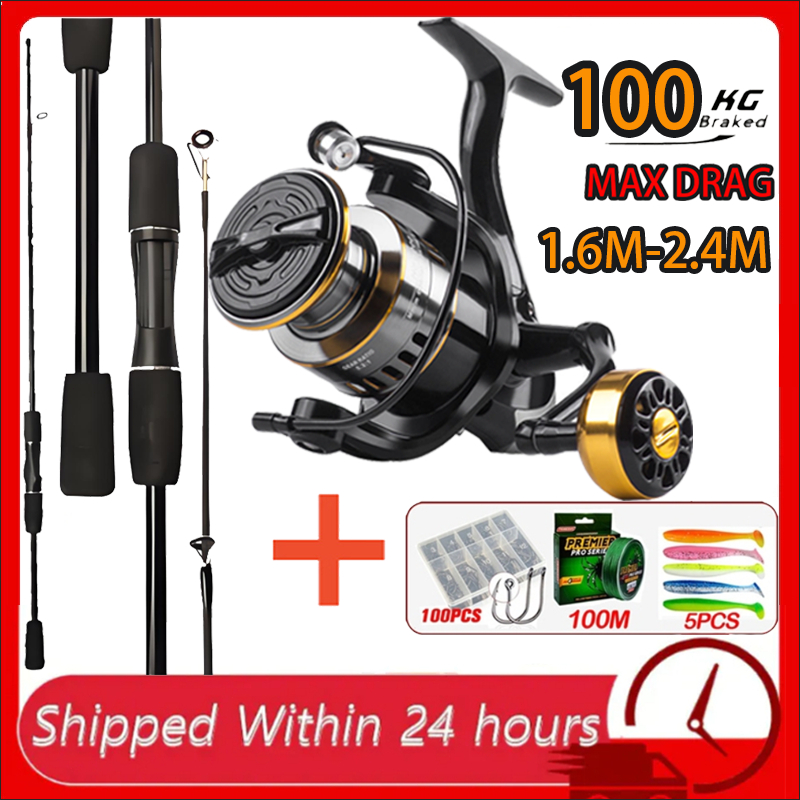 2024 NEW Fishing Rod Set Fishing Reel Fishing Rod Fishing Rod Set ...