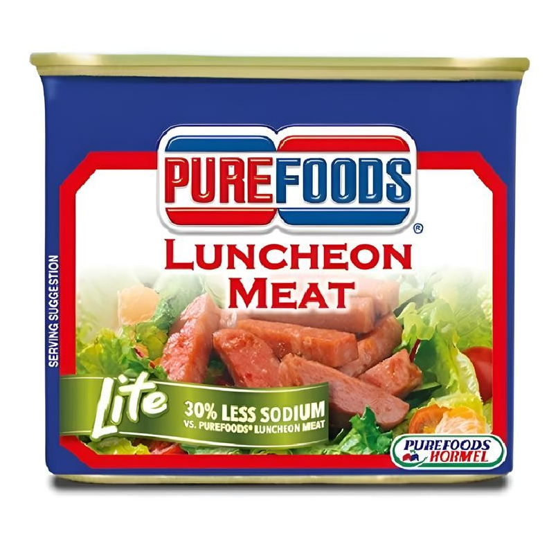 Purefoods Luncheon Meat Lite 340g - 30% Less Sodium | Shopee Philippines