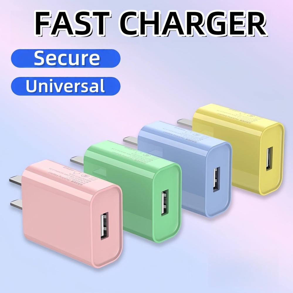 Fast Charger 2A Macaron Color Micro USB Adapter 10W Fast Charging for ...