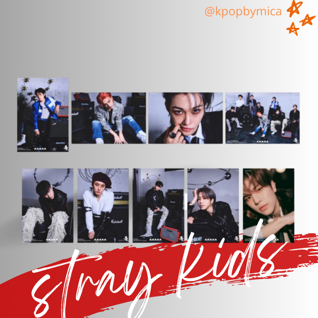 Stray Kids 5 Star Posters / Stray Kids Posters with FREE Poster Box ...